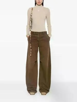 COURREGES Reedition Ribbed Sweater - Neutrals