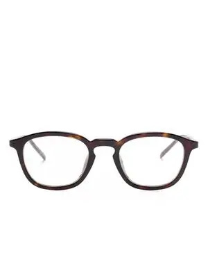 Saint Laurent Square-frame Glasses - Brown