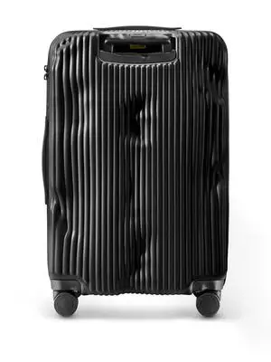 CRASH BAGGAGE Stripe Suitcase - Black