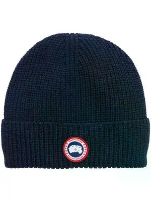 Canada Goose Arctic Disc Ribbed-knit Beanie