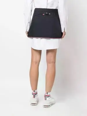 Thom Browne Rwb Golf Mini Skirt