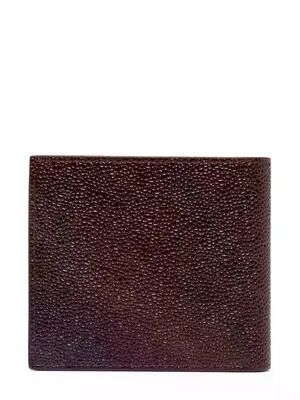 Thom Browne Leather Bi-fold Wallet - Red