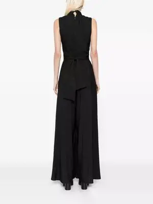 SAIID KOBEISY Satin Jumpsuit