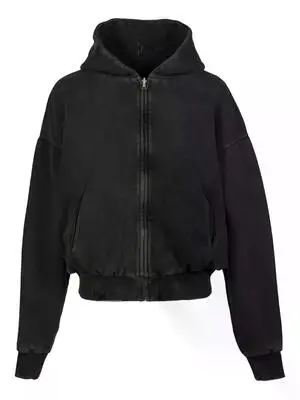 ENTIRE STUDIOS Cotton Zip-up Hoodie - Black