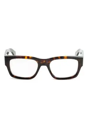 CUTLER & GROSS Rectangle-frame Glasses - Brown