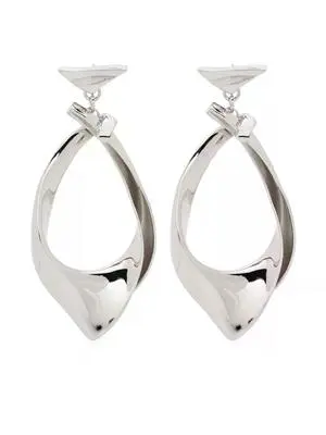 Eddie Borgo Kerchief Earrings - Silver