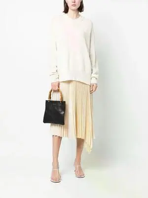 JIL SANDER Logo-plaque Leather Tote Bag