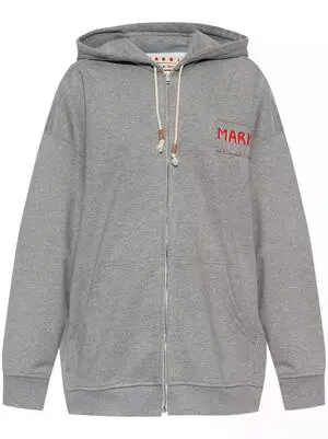 Marni Organic Cotton Jersey Loopback Hoodie