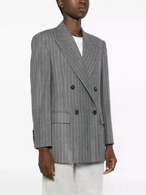 Brunello Cucinelli Pinstriped Wool Blazer