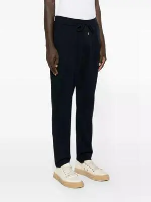 Herno Drawstring Virgin Wool Trousers - Blue
