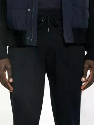 Herno Drawstring Virgin Wool Trousers - Blue