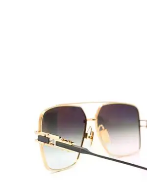 Dita Grand Emperik Pilot-frame Sunglasses - Black