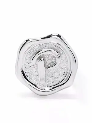 MARIA BLACK Pop Letter P Coin Charm - Silver