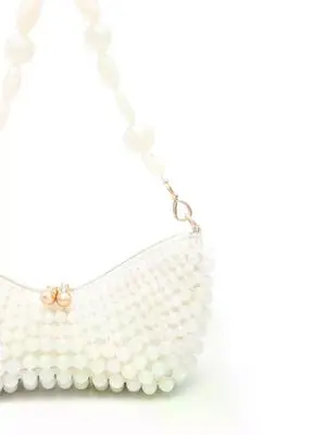 Cult Gaia Mini Mercier Beaded Shoulder Bag - Neutrals