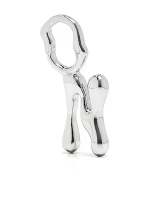 MARIA BLACK Fluent Letter N Pendant - Silver