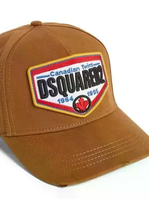 Dsquared2 Cotton Baseball Cap - Brown