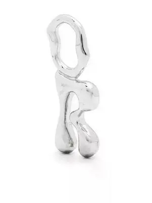 MARIA BLACK Fluent Letter R Pendant - Silver