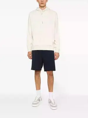 Sunspel Cotton Hoodie With Drawstring Fastening - Neutrals
