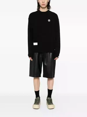 AAPE BY *A BATHING APE Moonface Logo Jumper - Black