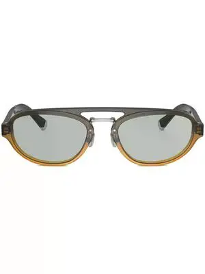 Brunello Cucinelli Oval Frame Sunglasses