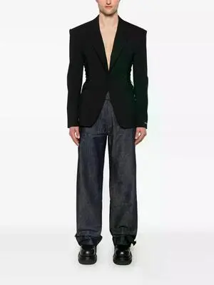 MUGLER Laced-up Blazer