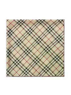 Burberry Checked Silk Scarf