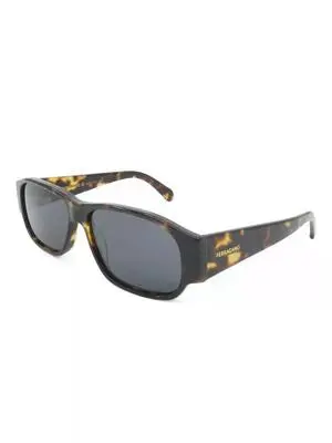 FERRAGAMO Rectangle-frame Sunglasses - Brown