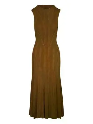 Adam Lippes Sleeveless Dress - Brown