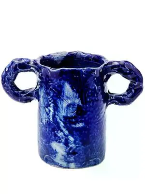 NIKO JUNE Studio Ceramic Vase - Blue