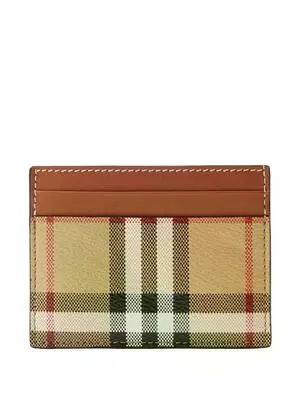 Burberry Check Cardholder - Neutrals