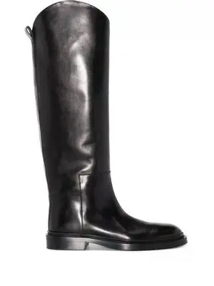JIL SANDER Knee-high Leather Boots