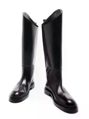 JIL SANDER Knee-high Leather Boots