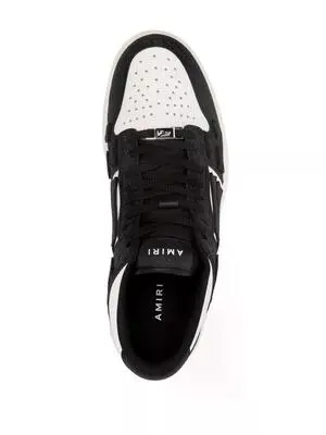 Amiri Shimmer Skel Leather Sneakers
