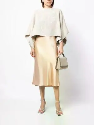 Voz Cape-style Long-sleeved Jumper - Neutrals