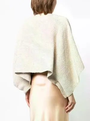 Voz Cape-style Long-sleeved Jumper - Neutrals