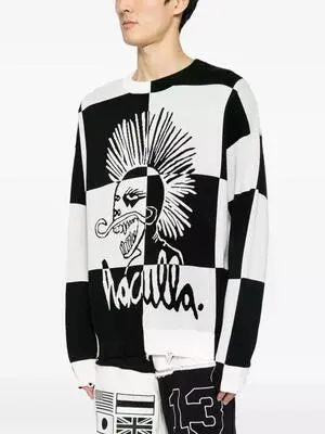 HACULLA. Chess Intarsia-knit Jumper