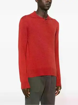D4.0 Cashmere Knit Sweater - Red