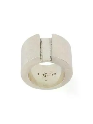 PARTS OF FOUR Crescent Rift Ring - Metallic