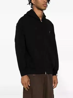 A BATHING APE Logo-plaque Hoodie