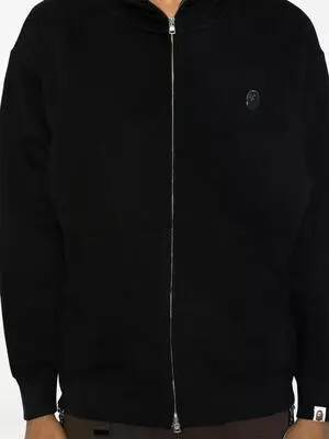 A BATHING APE Logo-plaque Hoodie