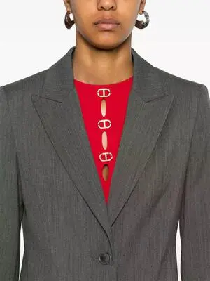 TWINSET Logo-plaque Blazer