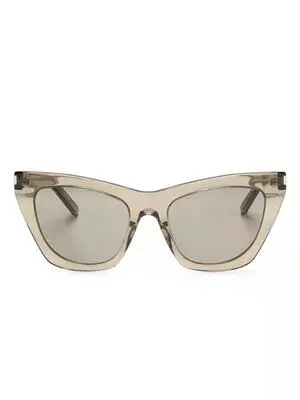 Saint Laurent Kate Cat-eye Sunglasses - Brown