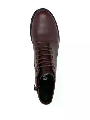 Camper Lace-up Ankle Boots - Brown