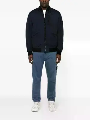 Stone Island Padded Jacket With Compass Badge