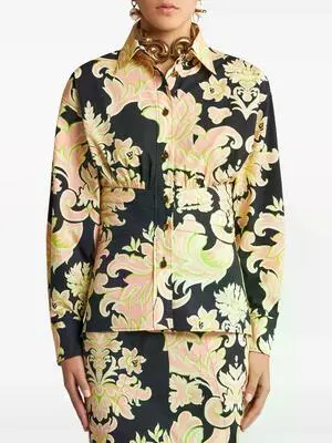 Etro Venus-print Cotton Shirt