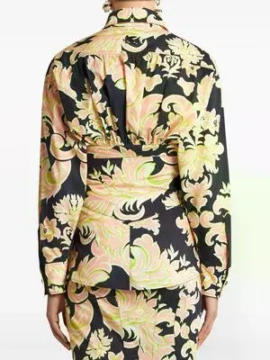 Etro Venus-print Cotton Shirt