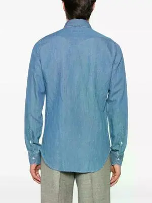 MOORER Rolf Chambray Shirt