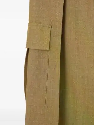 Burberry Wide-leg Wool Cargo Trousers