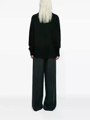 MAINLESS Crew-neck Sweater - Black