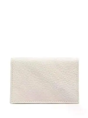 Eleventy Bi-fold Leather Cardholder - Neutrals